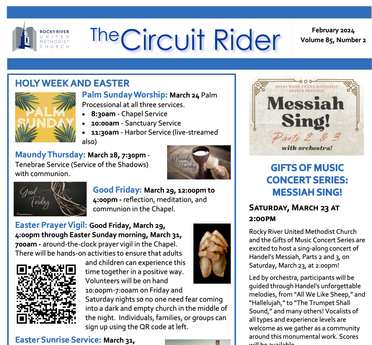 Circuit Rider – March 2024 — Rocky River United Methodist Church